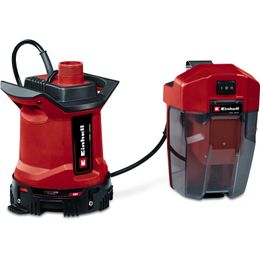 Schmutzwasserpumpe Einhell "GE-DP 18/25 LL Li - Solo", rot, B:23,7cm H:32,4cm L:31,9cm, Pumpen, 7.000 l/h, Power X-Change, ohne Akku und Ladeger&auml;t