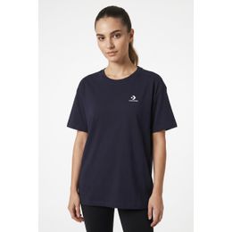 Oversize-Shirt Converse "WOMEN'S Converse STAR CHEVRON OVERSIZED T-SHIRT", Damen, Gr. XS, schwarz (Converse schwarz), Obermaterial: 100% Baumwolle, Shirts
