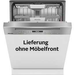 Miele teilintegrierbarer Geschirrsp&uuml;ler "G7137 SCi XXL AD 125 Edition", Energieeffizienz: B (A-G), silber (cleansteel front), B:59,8cm H:84,5cm T:57cm, Geschirrsp&uuml;ler