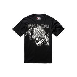 T-Shirt Brandit "Brandit Herren", Jungen, Gr. S, schwarz, 100% Baumwolle, bedruckt, normal, Rundhals, Shirts T-Shirt