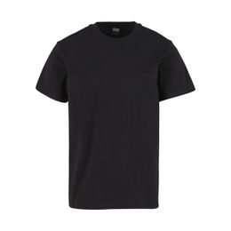 T-Shirt Urban Classics "Urban Classics Sorona Regular Tee", Jungen, Gr. L, schwarz, 70% Baumwolle, 30% Polyester (Sorona), unifarben, normal, Rundhals, Shirts T-Shirt