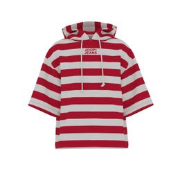 JOOP! Kapuzensweatshirt JOOP "Timira", Damen, Gr. XL, dunkelrot, Sweatware, Obermaterial: 71% Baumwolle, 21% Polyester, 8% Elasthan, Sweatshirts