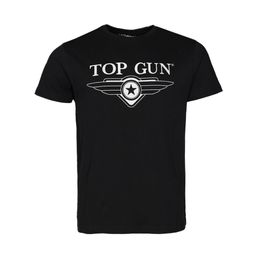 T-Shirt Top Gun "TG25022", Jungen, Gr. 52L, schwarz, Obermaterial: 100% Baumwolle, Shirts T-Shirt