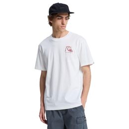 T-Shirt Quiksilver "Evo Original", Jungen, Gr. L, wei&szlig;, Obermaterial: 100% Baumwolle., Shirts T-Shirt