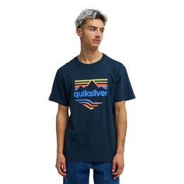 T-Shirt Quiksilver "EV Horizon Fade", Jungen, Gr. M, schwarz navy, Obermaterial: 70% Baumwolle, 30% Baumwolle., Shirts T-Shirt