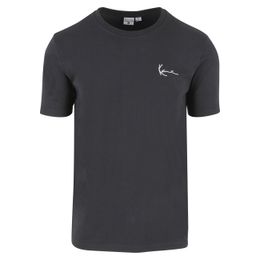 T-Shirt Karl Kani "Karl Kani Karl Kani Small Signature Fitted Tee", Jungen, Gr. S, schwarz, 95% Baumwolle, 5% Polyester, bedruckt, normal, Rundhals, Shirts T-Shirt