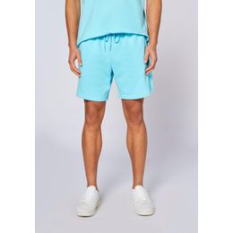 Shorts Chiemsee, Herren, Gr. M (48/50), Normalgr&ouml;&szlig;en, blau (tropical breeze), 80% Baumwolle, 20% Polyester, Hosen Shorts