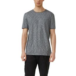 Kurzarmshirt s.Oliver, Jungen, Gr. XL, blau melange, Single Jersey, Obermaterial: 100% Baumwolle, meliert, regular fit h&uuml;ftbedeckend, Rundhals, abgesteppte Kante, Shirts, Sommershirt meliert, mit Brusttasche