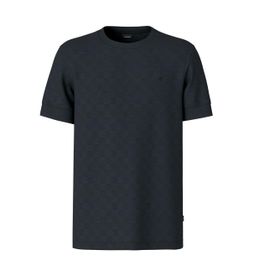 JOOP! T-Shirt JOOP "Benluco", Jungen, Gr. S, dunkelblau, Single Jersey, Obermaterial: 100% Baumwolle, unifarben, gerade, Rundhals, Rippb&uuml;ndchen, Shirts T-Shirt