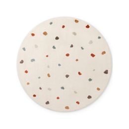 Hanse Home Kinderteppich Adventures, Creme, Mehrfarbig, Kunststoff, Punkte, rund, Oeko-Tex&reg; Standard 100, f&uuml;r Fu&szlig;bodenheizung geeignet, in verschiedenen Gr&ouml;&szlig;en erh&auml;ltlich, stuhlrollengeeignet, pflegeleicht, strapazierf&auml;hig, Teppiche & B&ouml;den, Teppiche, Teppich Kinderzimmer