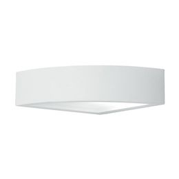 Luce ambiente Design Wandleuchte Luce Ambiente e Design, Wei&szlig;, Glas, Keramik, halbrund,halbrund, 21x7x21 cm, gleichm&auml;&szlig;ige Lichtverteilung, Lampen & Leuchten, Innenbeleuchtung, Leuchten nach R&auml;umen, Treppenbeleuchtung