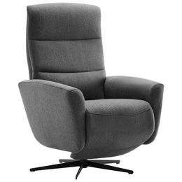Livetastic Relaxsessel, Dunkelgrau, Metall, 76x104x77 cm, Relaxfunktion, Wohnzimmer, Sessel, Relaxsessel