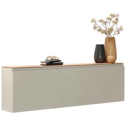 Moderano Schuhschrank, Eiche, Sand, Holzwerkstoff, 136x41x22 cm, Typenauswahl, individuell planbar, Beim&ouml;bel erh&auml;ltlich, h&auml;ngend, Garderobe, Schuhaufbewahrung, Schuhschr&auml;nke