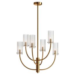 Maytoni Kronleuchter, Messing, Metall, Glas, 61x44.7x61 cm, CE, h&ouml;henverstellbar, Lampen & Leuchten, Innenbeleuchtung, H&auml;ngelampen, Kronleuchter