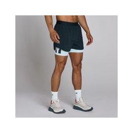 Myprotein MP Herren Hybrid 5 2-in-1 Shorts &ndash; Verwaschenes Blau - XS