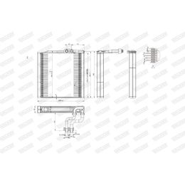 WALKER Verdampfer, Klimaanlage wev00146 f&uuml;r KIA