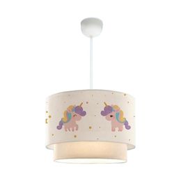 lux.pro H&auml;ngeleuchte, Wei&szlig;, Textil, 30x70x30 cm, Lampen & Leuchten, Innenbeleuchtung, Kinderzimmerlampen