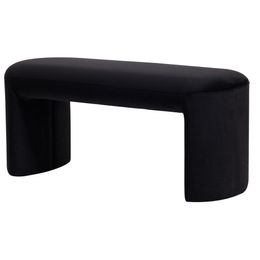 Nordlys Sitzbank, Schwarz, Textil, 90x41x35 cm, Esszimmer, B&auml;nke, Sitzb&auml;nke