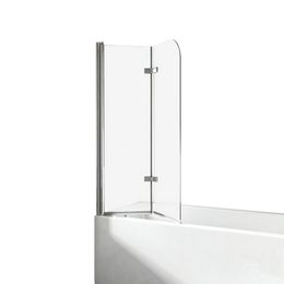 Emke Badewannenaufsatz, Transparent, Glas, Rechteckig, 110x140 cm, Badezimmer, Baden & Duschen, Badewannenaufsatz
