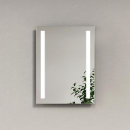 Emke Badspiegel, Transparent, Glas, Rechteckig, 45x60x3.5 cm, Badezimmer, Badezimmerspiegel, Badspiegel