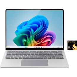 Microsoft Notebook "Surface Laptop, Copilot+ PC, 15" Touch-Display, 16 GB RAM, 7. Edition", grau (platinum), 16 GB RAM 512 GB SSD, X Elite, Microsoft Windows 11 Home, Notebooks