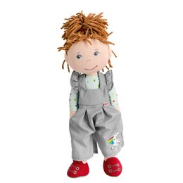 Stoffpuppe Haba "Josie", grau (bunt), Puppen, Kinder