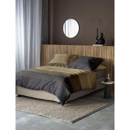 Bettw&auml;sche Irisette "8430", gelb, B/L: 200cm x 220cm, 1 Stk., 2 Stk., Feinbiber, B/L: 80cm x 80cm & 80cm x 80cm, 3, Feinbiber, Obermaterial: 100% Baumwolle, Bettw&auml;sche, Bettw&auml;sche, moderner Klassiker mit Rei&szlig;verschluss