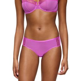 Hipster Triumph "Palina Cosmic Heartbeat", Damen, Gr. 38, rosa (fuchsia orchid), Mesh, Obermaterial: 83% Polyamid, 17% Elasthan, k&ouml;rpernah, Unterhosen, Triumph x Palina Rojinski, Keyhole-Detail auf der R&uuml;ckseite