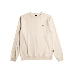 Sweatshirt Quiksilver "Basic", Jungen, Gr. 10, beige (wei&szlig;), Obermaterial: 60% Baumwolle, 40% Polyester., Sweatshirts Sweatshirt