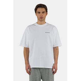 T-Shirt Pegador "Frombork Oversized Tee", Jungen, Gr. L, wei&szlig;, Single Jersey, Obermaterial: 100% Baumwolle, unifarben, oversize normal, Rundhals, Shirts T-Shirt, Baumwolle, oversize
