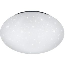 REALITY LEUCHTEN LED Deckenleuchte "GLITTER PUTZ", wei&szlig;, &Oslash; 27cm H: 8,5cm, Leuchten, LED Deckenlampe, LED Deckenleuchte