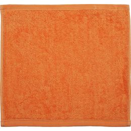 Seiftuch Ross "Vita 4004", orange (pfirsich), B:30cm L:30cm, Frottier, Handt&uuml;cher