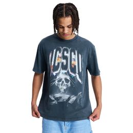 T-Shirt DC Shoes "Skull Storm", Jungen, Gr. M, schwarz, Obermaterial: 75% Baumwolle, 25% Baumwolle., Shirts T-Shirt