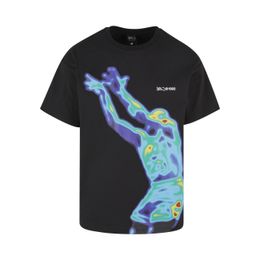T-Shirt K1x "K1x Herren KXM241-021-1 K1x Release Tee", Jungen, Gr. L, schwarz, 100% Baumwolle, bedruckt, oversize, Rundhals, Shirts T-Shirt