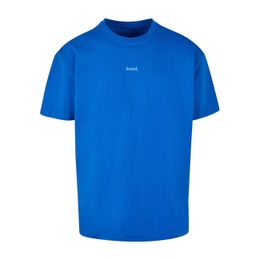 T-Shirt Merchcode "Merchcode Herren Love Heavy Oversized Tee", Jungen, Gr. XS, cobaltblau, 100% Baumwolle, bedruckt, oversize, Rundhals, Shirts T-Shirt