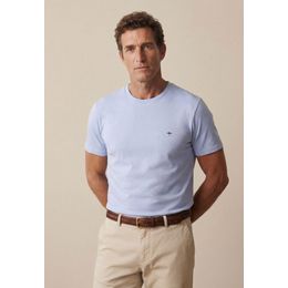 T-Shirt Fynch-Hatton, Jungen, Gr. 4XL, new breeze, Web, Obermaterial: 100% Baumwolle, unifarben, regular fit normal, Rundhals, gerader Abschluss, Shirts T-Shirt, mit Logo Stickerei