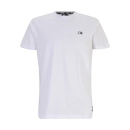 Kurzarmshirt STARTER Black Label "Starter Black Label Herren Starter Essential Jersey", Jungen, Gr. XXL, wei&szlig;, 100% Baumwolle, unifarben, normal, Rundhals, Shirts