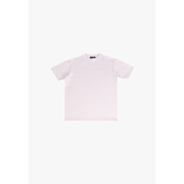 T-Shirt DROPSIZE "Dropsize REGULAR FIT T-SHIRT", Jungen, Gr. M, light grau, 100% Baumwolle, unifarben, normal, Rundhals, Shirts T-Shirt