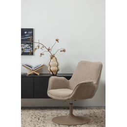 Drehsessel Woood "Marten mit Nova-Gewebtem Bezug h&ouml;henverstellbar B 79 x T 76 x H 91 cm", sand, B:79cm H:91cm T:76cm, Sessel, Drehsessel, Sehr hohe Verschlei&szlig;festigkeit, Tragkraft 120 kg, Armlehnen integriert