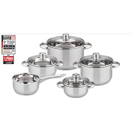 Topf-Set ELO Basic "Galactica", silber, T&ouml;pfe, Induktion