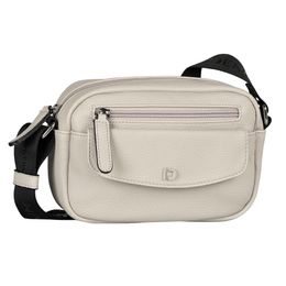 Umh&auml;ngetasche Tom Tailor Denim "Fara", Damen, Gr. B/H/T: 21,5cm x 15cm x 6,5cm, grau, Polyurethan, clean, gepflegt, gepr&auml;gtes Muster, unifarben, Taschen Umh&auml;ngetasche, weicher softer Style mit Kontrastgewebeband und glossy Logodruck