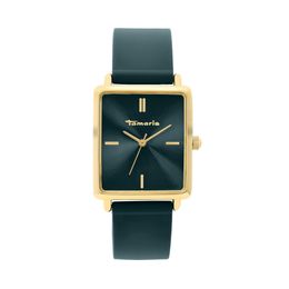 Quarzuhr Tamaris, gr&uuml;n (petrol), Armbanduhren, Damen, Quarzuhr, Armbanduhr, Damenuhr, Silikonarmband, analog