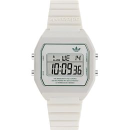 Digitaluhr adidas originals "DIGITAL TWO", wei&szlig;, Armbanduhren, Damen, Digitaluhr, Armbanduhr, Quarzuhr, Damenuhr, Herrenuhr