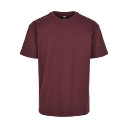 T-Shirt Urban Classics "Urban Classics Herren Heavy Oversized Tee", Jungen, Gr. L, braun (cherry), 100% Baumwolle, unifarben, oversize, Rundhals, Shirts T-Shirt
