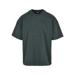 T-Shirt Urban Classics "Urban Classics Herren Ultra Heavy Oversized Tee", Jungen, Gr. M, bottlegr&uuml;n, 100% Baumwolle, unifarben, oversize, Rundhals, Shirts T-Shirt