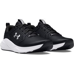 Trainingsschuh Under Armour "UA Charged Commit TR 4", Herren, Gr. 47, schwarz-wei&szlig; (schwarz, anthrazit, wei&szlig;), Leder, Textil, Schuhe