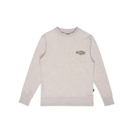 Sweatshirt Billabong "Foundation", Jungen, Gr. S, light grau heather, Obermaterial: 55% Baumwolle, 25% Baumwolle, 20% Polyester., Sweatshirts Sweatshirt