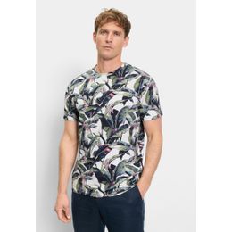 T-Shirt OLYMP "OLYMP Casual Wirk", Jungen, Gr. L, wei&szlig;, 100% Baumwolle, Shirts T-Shirt