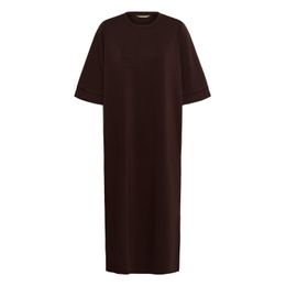 Midikleid Culture "Kleid CUhilde", Damen, Gr. M, N-Gr, braun (coffee bean), Obermaterial: 48% Modal CMD. 48% Polyester PES. 4% Elasthan EL., Kleider Midikleid