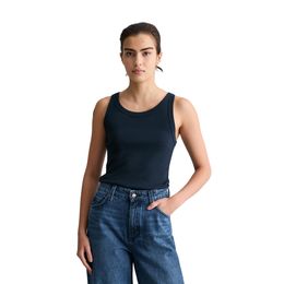 Marc O'Polo T-Shirt MARC O'POLO DENIM "aus Bio-Baumwoll-Stretchjersey", Damen, Gr. XS, blau (navy teal), Obermaterial: 96% Baumwolle, 4% Elasthan, unifarben, Basic, slim fit, Rundhals, Shirts T-Shirt